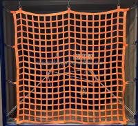 China Standard Shipping Container Webbing Cargo Net with Hook Container Lashing System OEM for sale