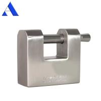 China 0.5kg SUS 304 Stainless Steel Padlock for Strong and Secure Shipping Container Door Lock Box for sale