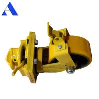 China Grey 4pcs per kit 8 Inch Single Wheel Universal Brake Wheel 3T 5T ISO Shipping Container Castor Wheels for in House for sale