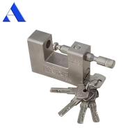 China 0.5kg SUS 304 Stainless Steel Padlock for Strong and Secure Shipping Container Door Lock Box for sale