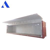 China 40 Foot Wing Flying Open Side Door Shipping Container with Electric Hydraulic Cylinder CSC Plate and 76.4 CBM Capacity for sale