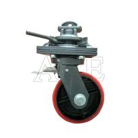 China 8'' Polyurethane Caster Wheels High Load Capacity for 3 Ton Container Unloading for sale