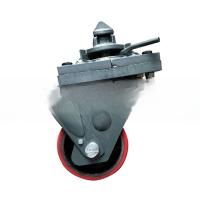 China 8'' Polyurethane Caster Wheels High Load Capacity for 3 Ton Container Unloading for sale