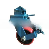 China 8'' Polyurethane Caster Wheels High Load Capacity for 3 Ton Container Unloading for sale