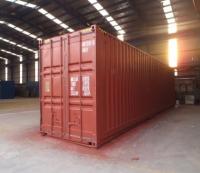 China 40 Foot Wing Flying Open Side Door Shipping Container with Electric Hydraulic Cylinder CSC Plate and 76.4 CBM Capacity for sale