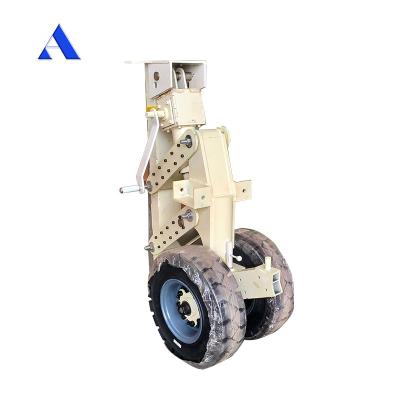 China 15 Ton Grey PU Wheel Shipping Container Lifting Equipment System Lift Jacks for Easy Transportation for sale