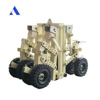China 15 Ton Grey PU Wheel Shipping Container Lifting Equipment System Lift Jacks for Easy Transportation for sale