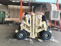 China 15 Ton Grey PU Wheel Shipping Container Lifting Equipment System Lift Jacks for Easy Transportation for sale