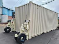 China 15 Ton Grey PU Wheel Shipping Container Lifting Equipment System Lift Jacks for Easy Transportation for sale