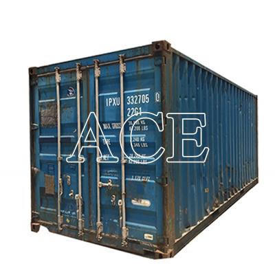 China Chinese Stock Cargo Worthy 20ft Used Shipping Containers Internal Dimensions 5.899 x 2.352 x 2.393M 10 Years Around for sale
