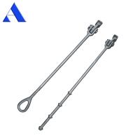 China Customized Length Galvanized DNV GL Certified Container Lashing Equipment Lashing Bar Lashing Rod for Hot Dip Galvanization for sale