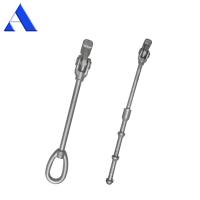 China Customized Length Galvanized DNV GL Certified Container Lashing Equipment Lashing Bar Lashing Rod for Hot Dip Galvanization for sale