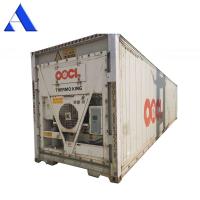China Second Hand 40ft Carrier Refrigerator Containers Used 40 Feet Reefer Containers with T Shape Floor for sale