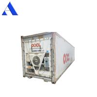 China 20ft Used Refrigerated Freezer Container in Dubai External Dimensions 6058x2438x2591mm and Customized for sale