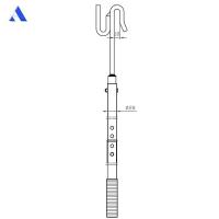 China Container Lashing Equipment Operating Rod Aluminum Twist Lock Telescopic Tube Sample Provided with Lashing Bar for sale