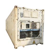 China Used 20ft Refrigerated Reefer Cargo Container with External Dimensions 6058 x 2438 x 2591 mm for sale