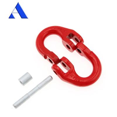 China G80 12.5T Grade 80 Connecting Link Hammer Lock Chain Connector with Long-lasting Painting Finish for sale