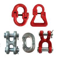 China G80 12.5T Grade 80 Connecting Link Hammer Lock Chain Connector with Long-lasting Painting Finish for sale