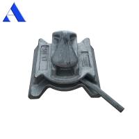 China Casting Steel Dovetail Bottom TwistLock 45 degree or 55 degree ISO Shipping Container Twist lock M.B.L Shear 420KN for sale
