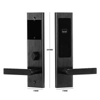 China Noise Proof Hotel Smart Locks Half Auto Intelligent Smart Home Door Handle Lock for sale