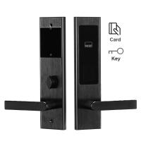 China RFID Card Hotel Smart Locks Noise Proof Zinc Alloy Mortise Swipe Card Unlock Method for sale