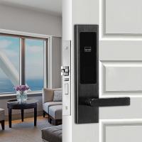 China Noise Proof Hotel Smart Locks Half Auto Intelligent Smart Home Door Handle Lock for sale
