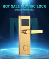 China Brushed Stainless Steel Smart Room Door Lock Swiping Card TT Lock High Class for sale