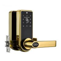 China Semi Auto Apartment Smart Door Lock TTLock Code Card Key Access Zinc Alloy for sale