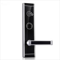 China Silver Zinc Alloy Hotel Smart Locks RFID Card Mechanical Key Unlock Lightweight for sale