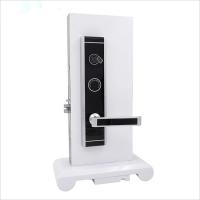 China Silver Zinc Alloy Hotel Smart Locks RFID Card Mechanical Key Unlock Lightweight for sale