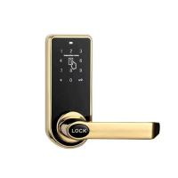 China Hotel Digital Smart Code Door Lock Zinc Alloy Password RFID Card Mechanical Key Access for sale