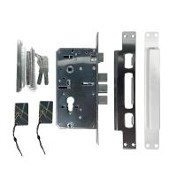 China Smart Digital Door Handle Lock Fingerprint Handle Lock Peephole Camera Tuya App for sale