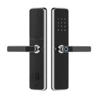 China SUS 304 Stainless Steel Front Door Lock Biometric Code Card Key Access for sale