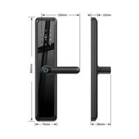 China TTLock Smart Front Door Locks With Handle Anti Peep IC Card Fingerprint Password for sale
