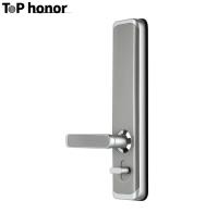 China Grip Open Smart Handle Door Lock Intelligent Biometric Fingerprint TTLock Remote for sale
