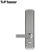 China Grip Open Smart Handle Door Lock Intelligent Biometric Fingerprint TTLock Remote for sale