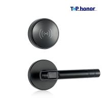 China Digital Semiauto Handle Hotel Smart Locks Baking Vanish Aluminium Alloy Material for sale