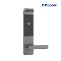 China RFID Card Smart Electronic Door Handle Lock Semiauto Aluminium Alloy For For Hotels for sale