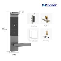 China RFID Card Smart Electronic Door Handle Lock Semiauto Aluminium Alloy For For Hotels for sale