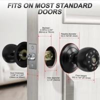 China Interior Room Deadbolt Digital Door Lock Aluminium Button Switch Office Door Ball Lock for sale
