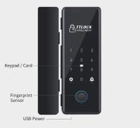 China TTLock Punch Free Office Digital Door Lock Biometric Smartphone Card Code Access for sale