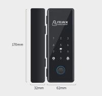 China TTLock Punch Free Office Digital Door Lock Biometric Smartphone Card Code Access for sale