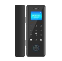 China 3D Face Recognition Door Lock Tuya Remote Control Punch Free Smart Office Door Lock for sale