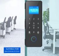 China Glass Door Smart Fingerprint Door Lock Biometric Unlock Full Automatic Tuya Lock for sale