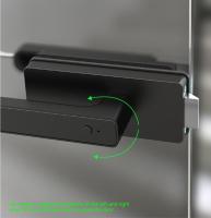China Office Tuya Wireless Control Smart Glass Door Lock Fingerprint IC Card Access for sale
