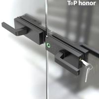 China Tuya Glass Door Lock High Security Smart Lock Biometric Digital Code Card Unlock Security Office Door Lock for sale