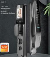 China High Class Tuya App Door Lock Biometric Fingerprint Digital Code Card Unlock for sale
