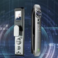 China Full Automatic Tuya App Door Lock Intelligent 3D Face Biometric Front Door Lock for sale
