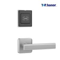 China Aluminium Alloy Hotel Smart Locks RFID Swipe Card Access Room Handle Door Lock for sale