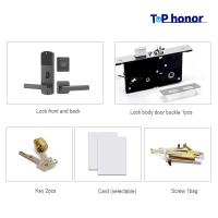 China Swipe Card Smart Hotel Electronic Lock Aluminum Alloy RFID Card Door Lock for sale